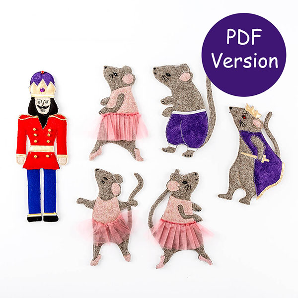 Christmas wall hanging| Sugar Mice| Nutcracker|| Inspirational Sewing ...