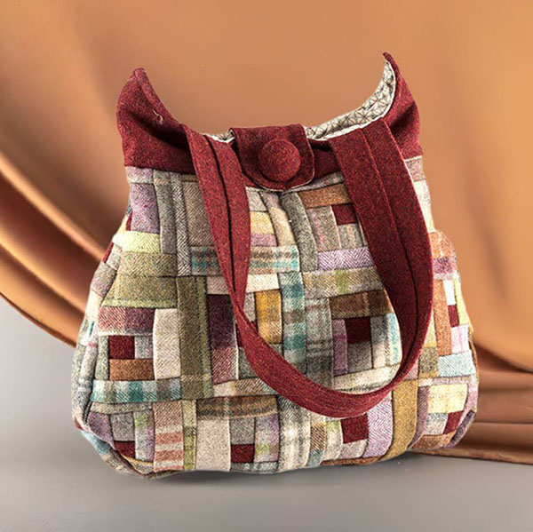 Tweed bag| British Wool Tweed| Sewing |Pattern| Patchwork| Quilting ...