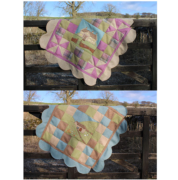 farm| farmyard| barn| farmhouse| farming| country living | Quilt| lap ...