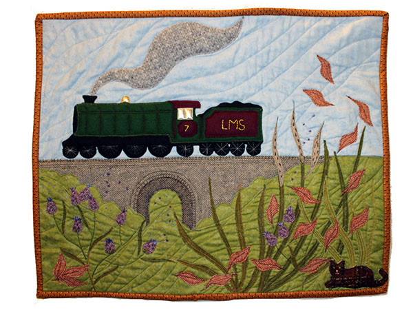 applique wall hanging| Steam Train| Settle to Carlisle| sewing pattern ...